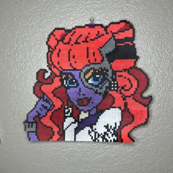 monster high | Wall Decor | Operetta Monster High Perler Bead Wall ...
